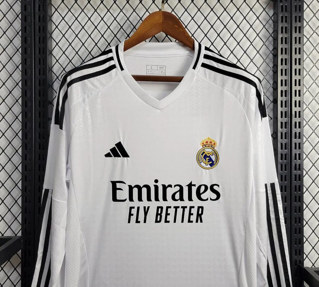 Shop Real Madrid Home Kit 2024-25 Full Sleeves